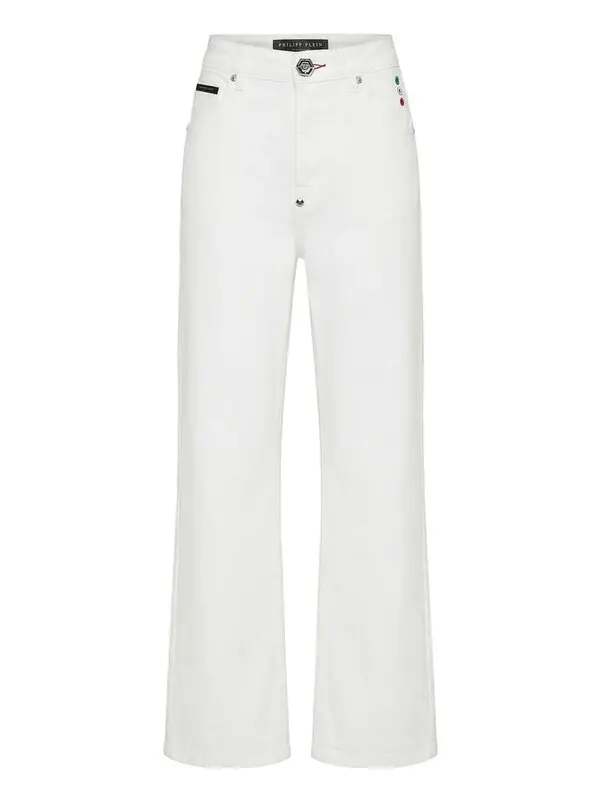 Philipp Plein Straight Fit Denim Jeans - Summersnow