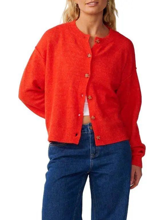 Rip Curl Emily Cardigan - Red