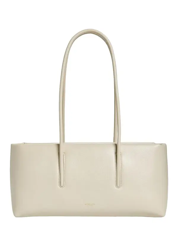 DEMELLIER The Stockholm Leather Shoulder Bag - Chalk