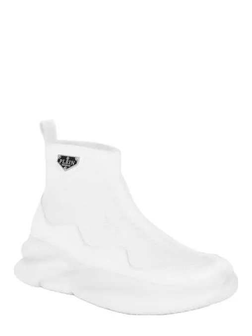 Philipp Plein Runner Sock Skywalker - White