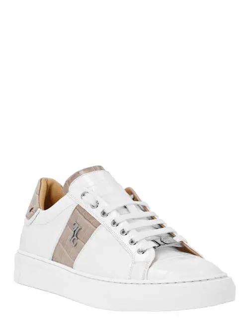 BILLIONAIRE Low Top Sneakers - Whitebeige