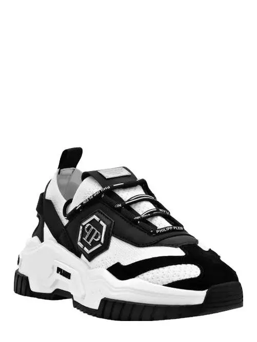 Philipp Plein Predator Lo-top Sneakers - White/black
