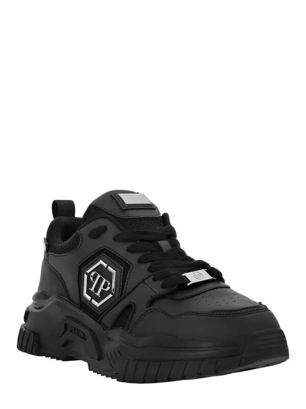 Philipp Plein New Predator Sneakers Pp Hexagon - Black/black