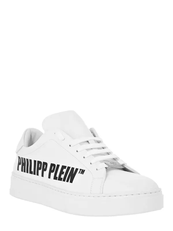 Philipp Plein Carson Plein Low-top Sneakers With Logo Detailing - White