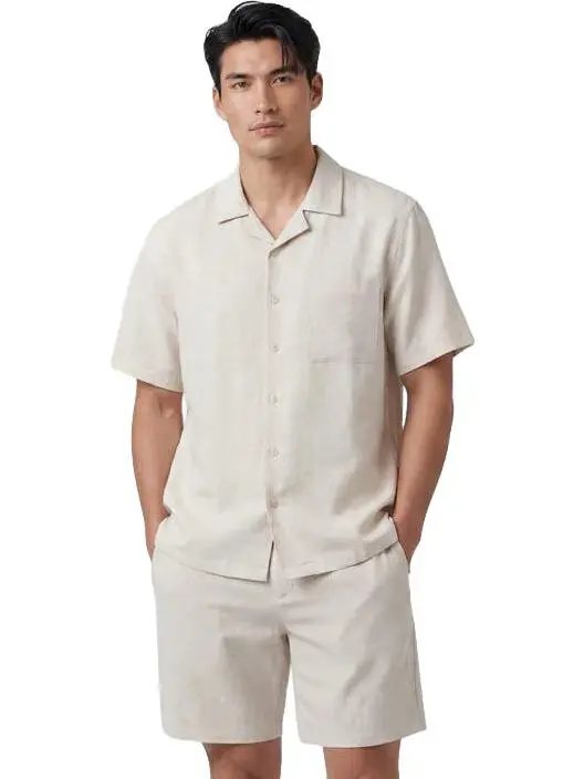 JACK ARCHER Getaway Linen Shirt - Canvas