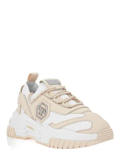 Philipp Plein Predator Low-top Sneakers - Whitebeige