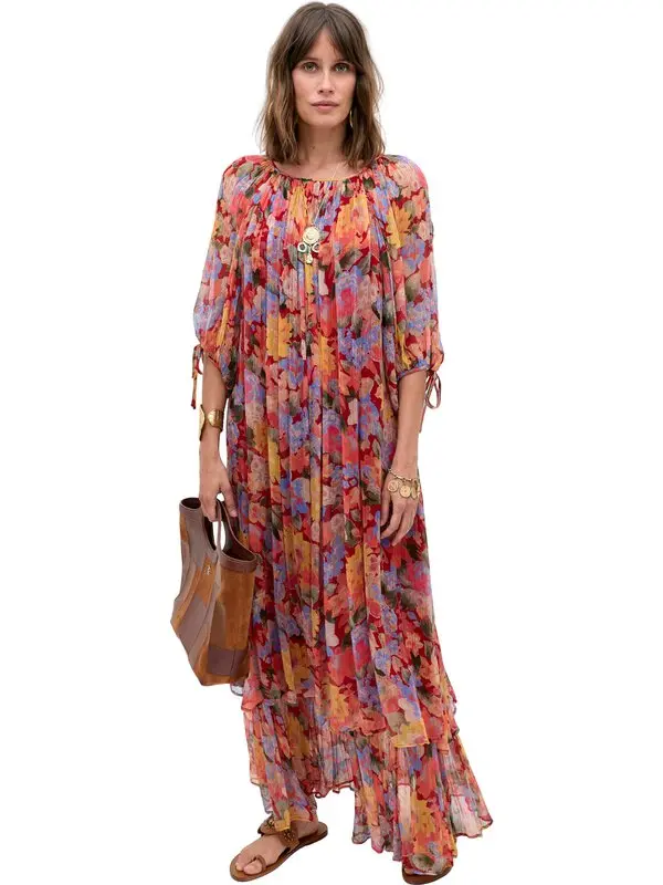 Rixo Hayden Chelsea Floral Maxi Dress - Multi