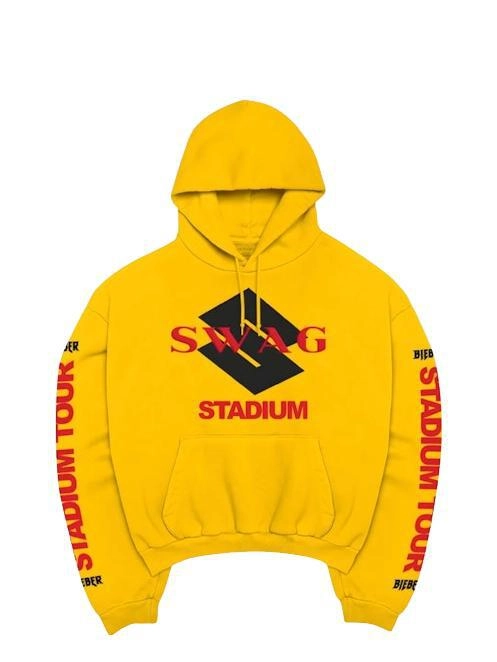 SKYLRK Justin Bieber Stadium Tour Hoodie - Yellow