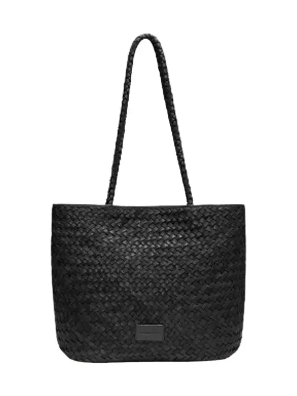 Écotorie Lubbock Woven Shoulder Bag - Black