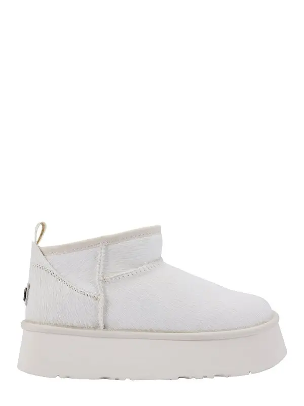 AUSTRALIA LUXE COLLECTIVE Cream Platform Uggs - White
