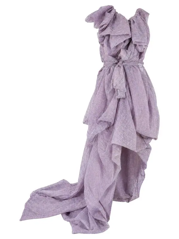 Miro Misljen Amethyst Cascade Gown - Purple