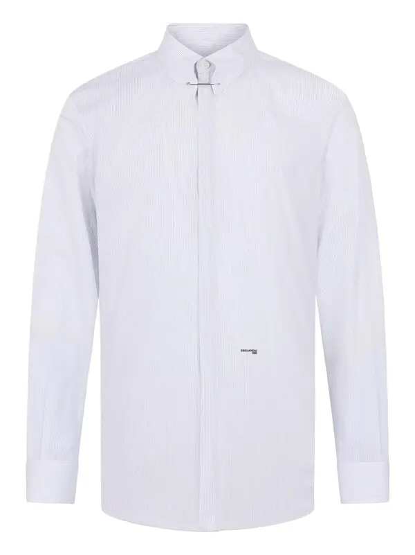 Dsquared2 Easy Slim 70's Pin Collar Shirt - Fantasy