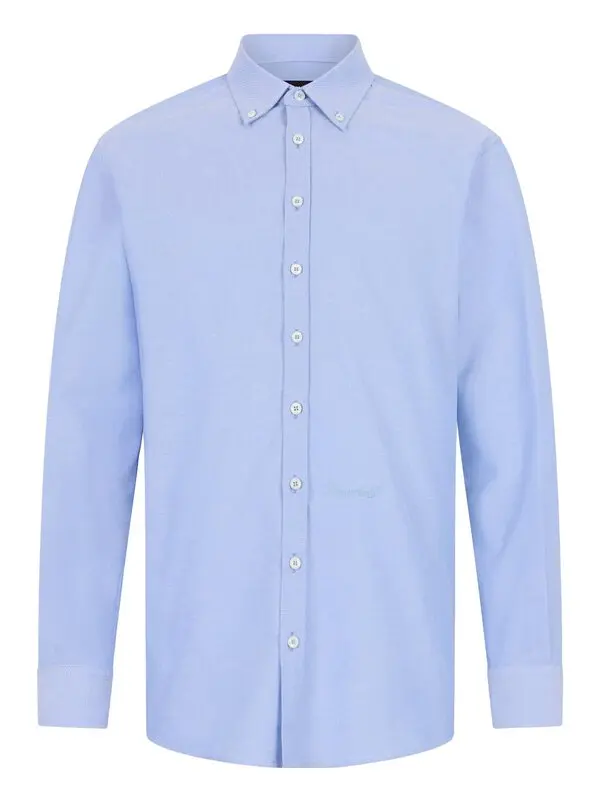 Dsquared2 Oxford Cotton Relax Dan Shirt - Blue