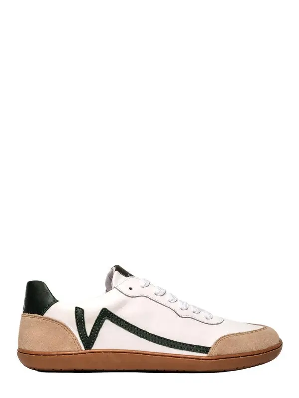 NACKT Manon Leather Barefoot Trainer - White/green