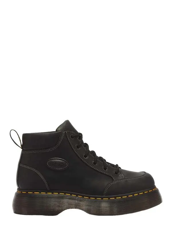 Dr. Martens Buzz Wyoming Leather Lace-up Boots - Black