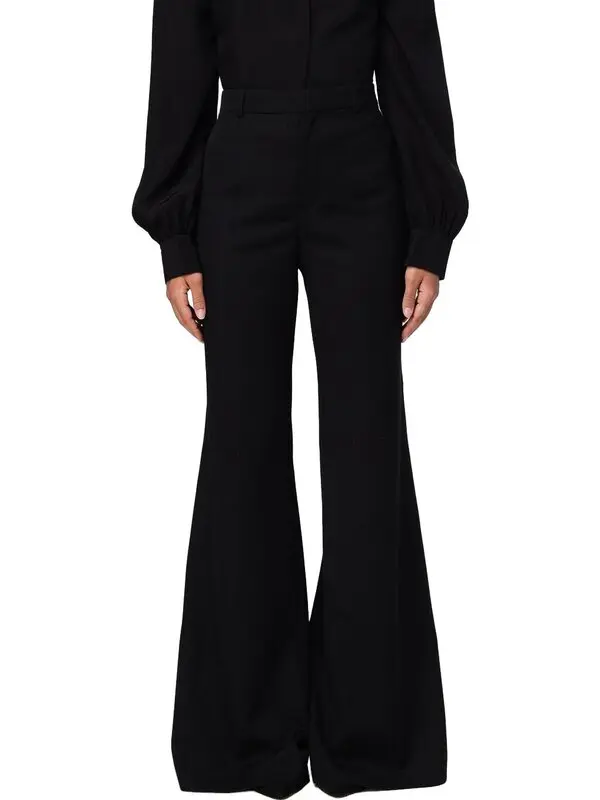 Chloé Flared Tailored Trousers - Black