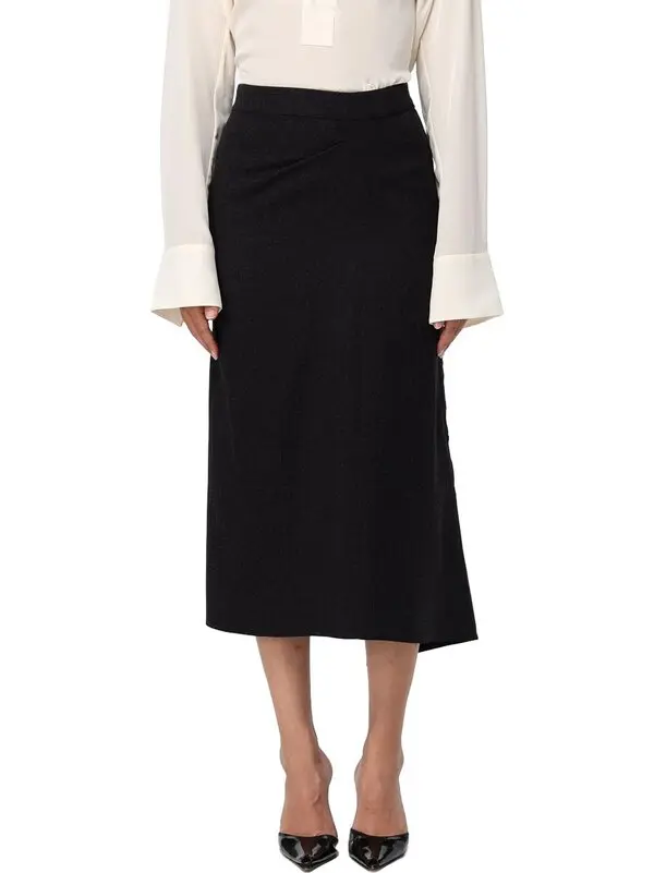 Victoria Beckham Midi Skirt - Grey