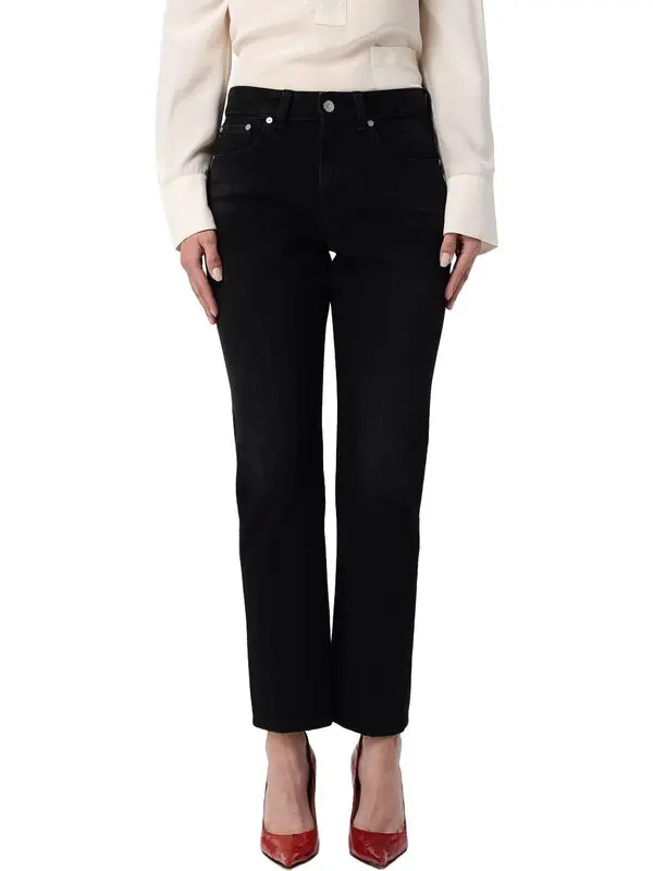 Victoria Beckham Mid-rise Cropped Slim Fit Jeans - Black