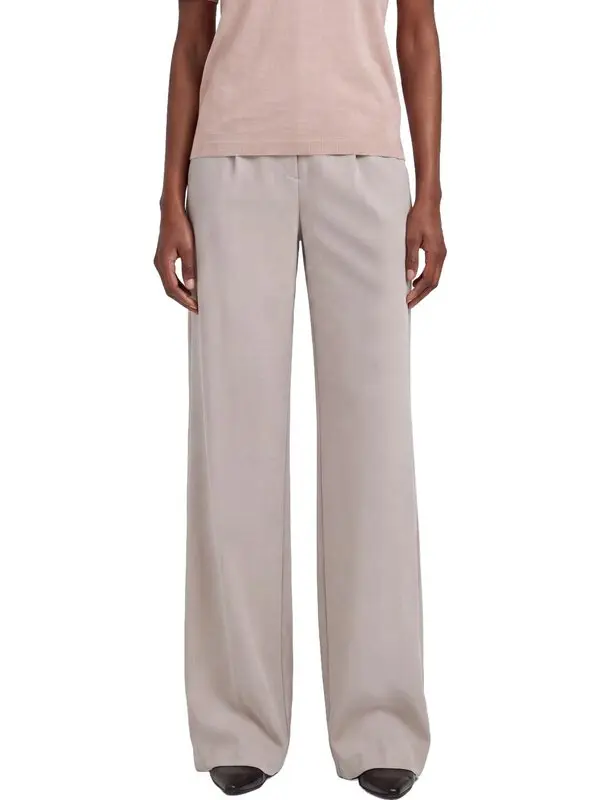 Herno Tailored Wide Leg Pants - Grey