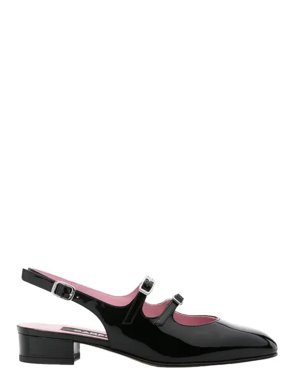 CAREL Mary Jane Slingback Pumps - Black