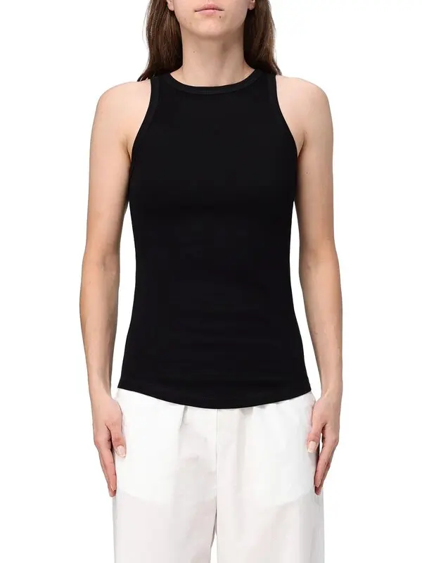 HERSKIND Ribbed Tank Top - Black