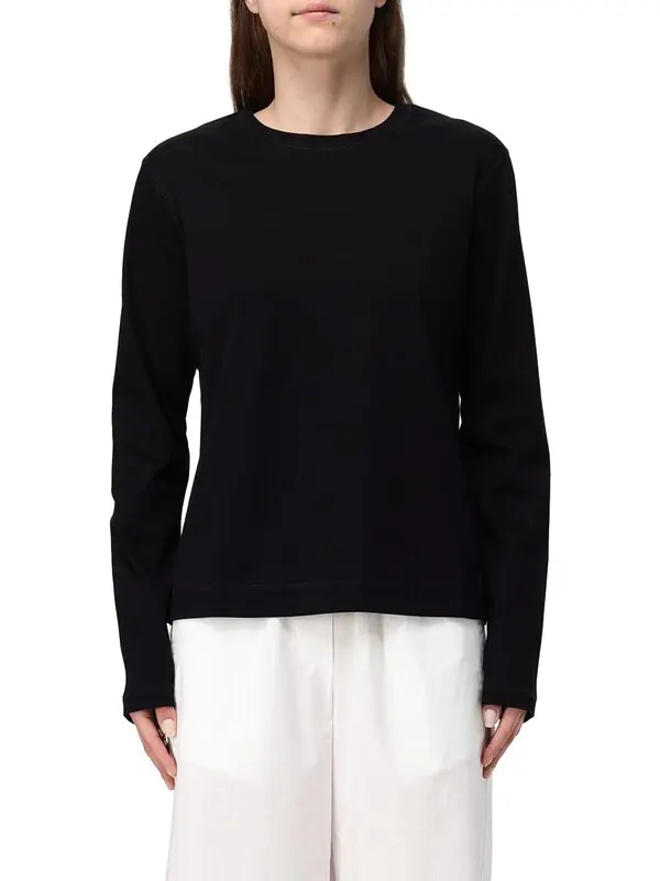 HERSKIND Long Sleeve Crewneck T-shirt - Black