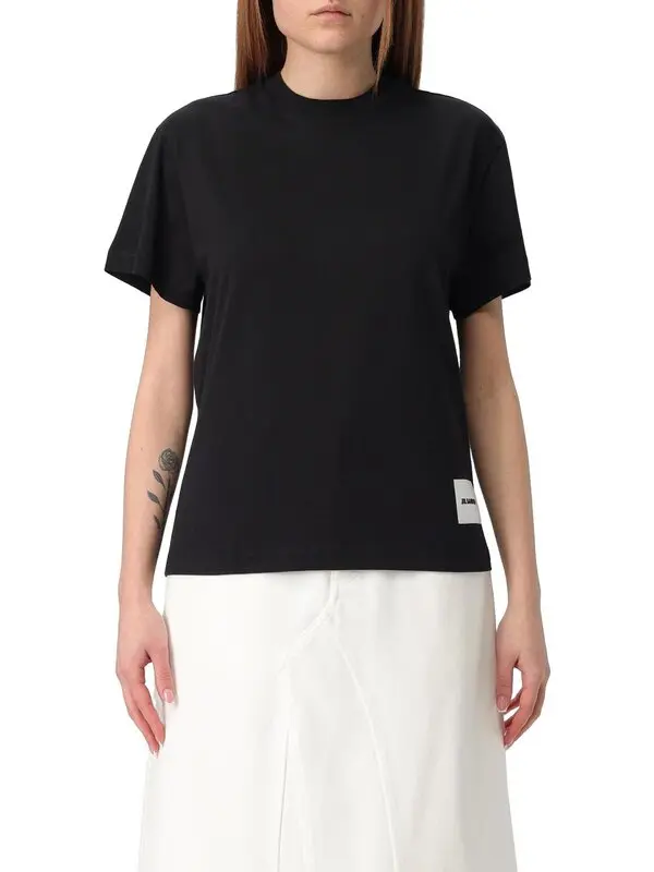 JIL SANDER Crewneck T-shirt - Black