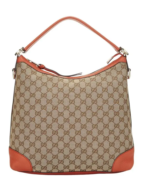 Gucci Original Gg Canvas Hobo - Orange