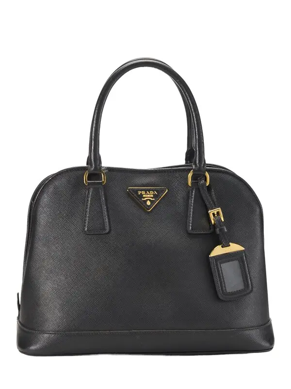 Prada Saffiano Dome Tote - Red