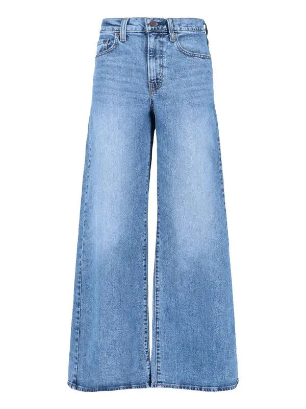 LEVI'S STRAUSS High-rise Wide-leg Stretch Jeans - Blue
