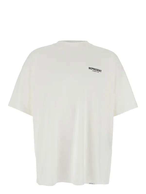 REPRESENT Lightweight Crew Neck Graphic T-shirt For - White