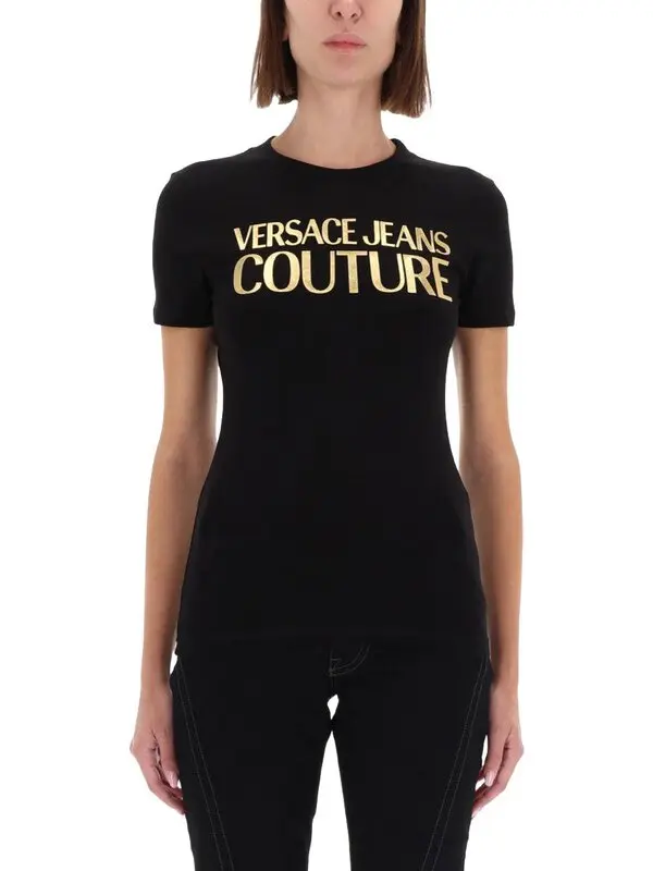 Versace Chic Couture T-shirt Fw25 - Black