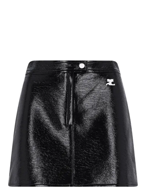 COURREGES Sculpted Mini Skirt - Black