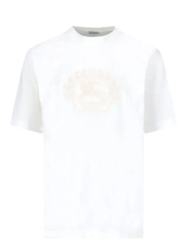 Burberry Lightweight 100% Cotton T-shirt For - White
