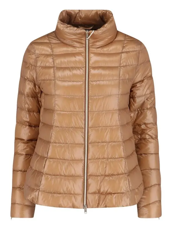 Herno Quilted Down Puffer Jacket - Brown