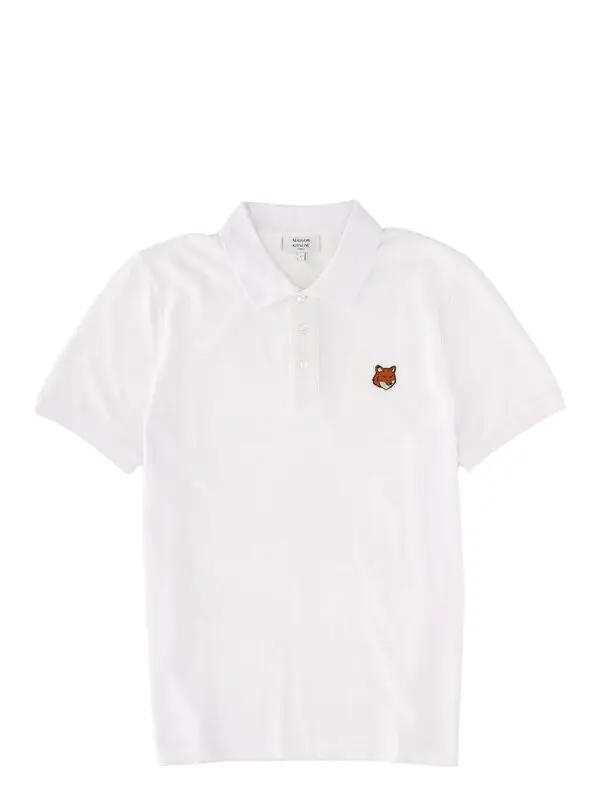 Maison Kitsuné Classic Polo Shirt Fw25 - White