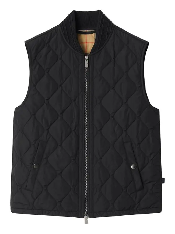 Burberry Quilted Nylon Gilet - Black