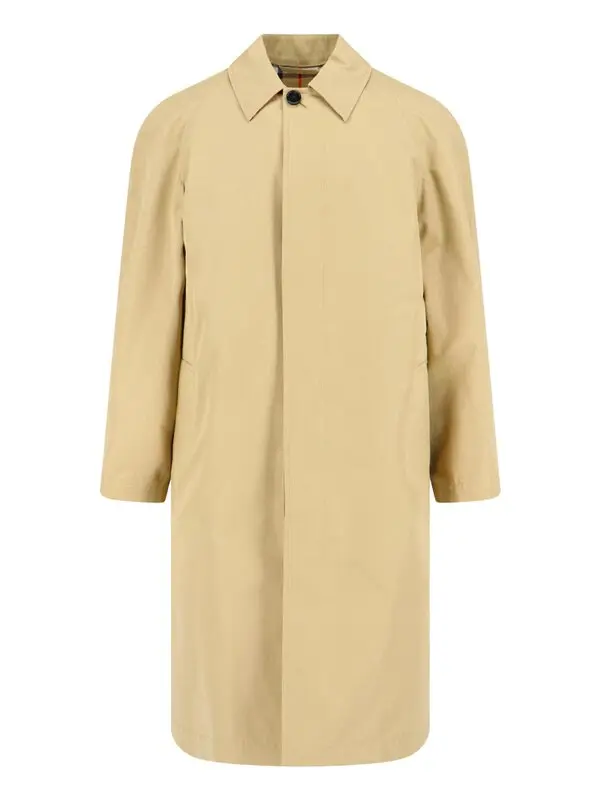 Burberry Long Single-breasted Trench Coat - Beige