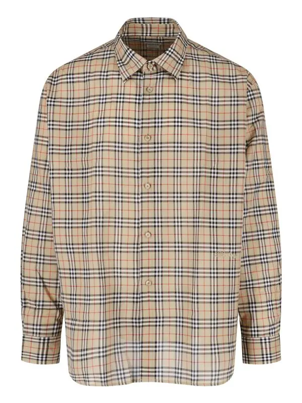 Burberry Classic 100% Cotton Shirt - Beige