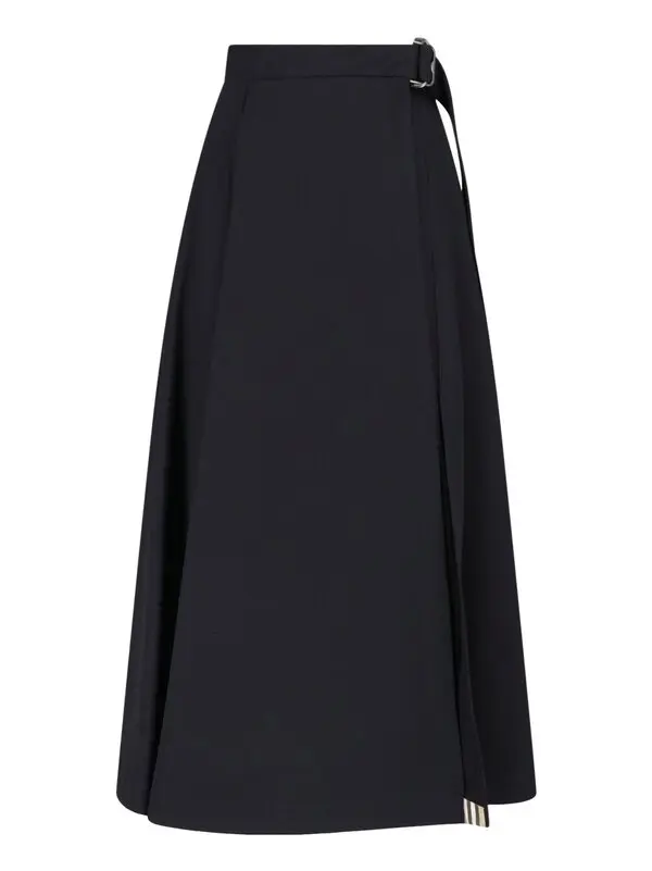 Burberry 100% Wool Skirt - Black