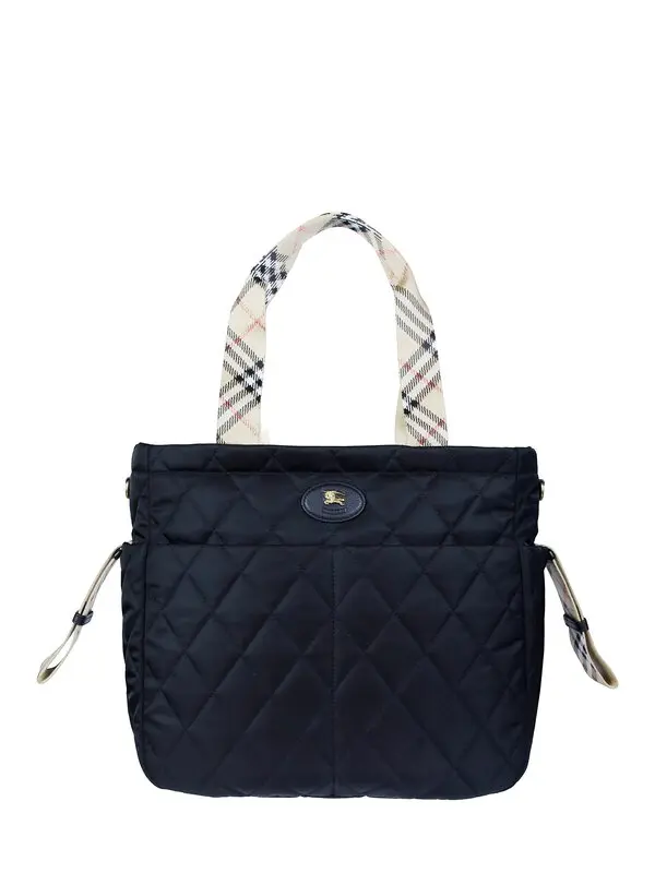 Burberry Quilted Tote Handbag - Nero