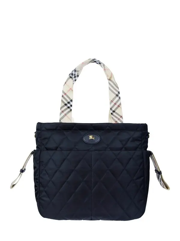 Burberry Quilted Tote Handbag - Nero