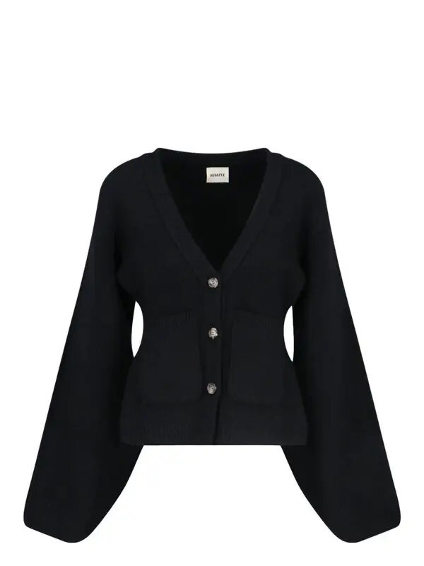 Khaite 100% Cashmere Knit Sweater - Black