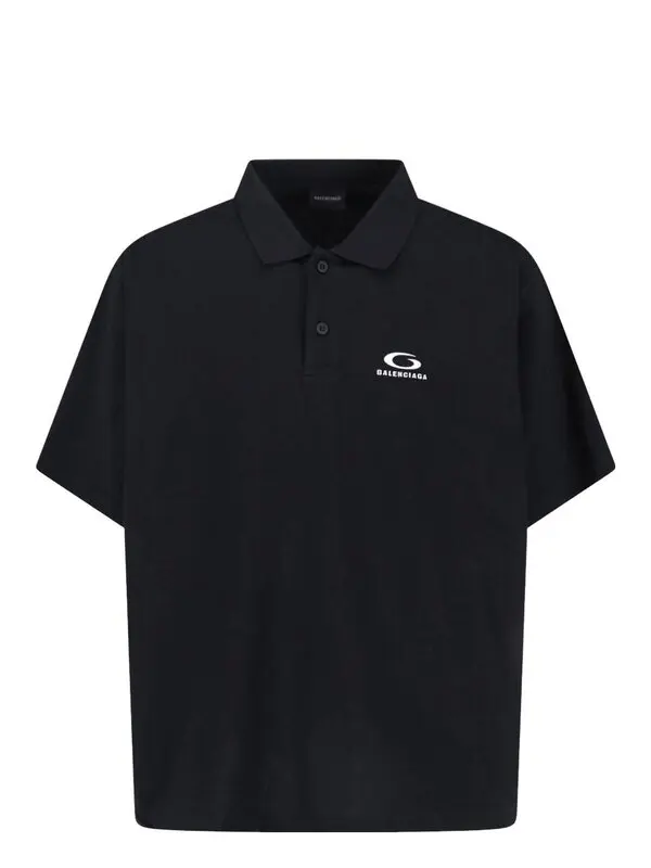 Balenciaga Cotton-polyester T-shirt - Black