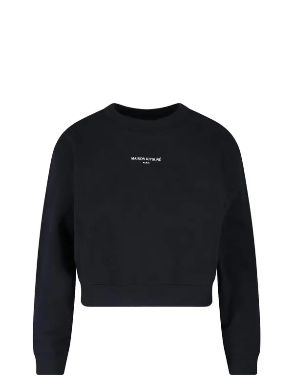 Maison Kitsuné Crewneck Sweater - Black