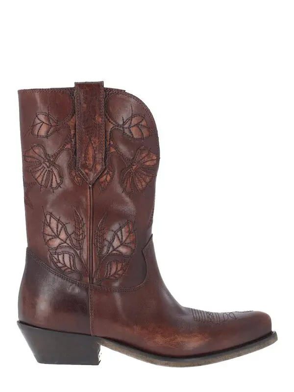 GOLDEN GOOSE Leather Boots - Brown