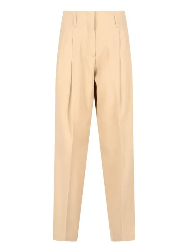 GOLDEN GOOSE Tailored Straight-leg Trousers - Beige