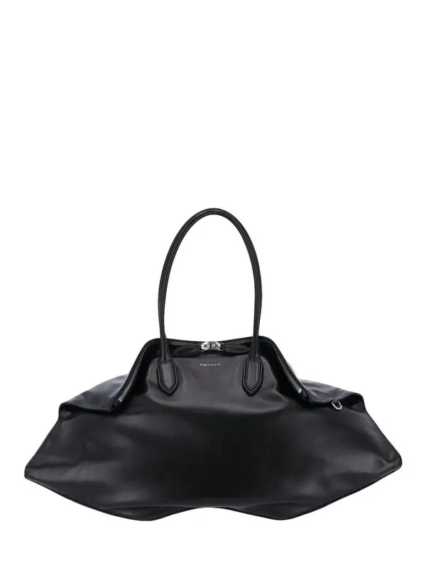 Alexander McQueen 100% Calf Leather Bag - Black