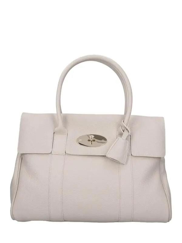 Mulberry Leather Handbag - White