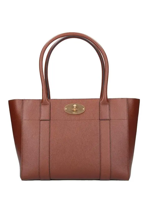 Mulberry Leather Tote Bag - Brown